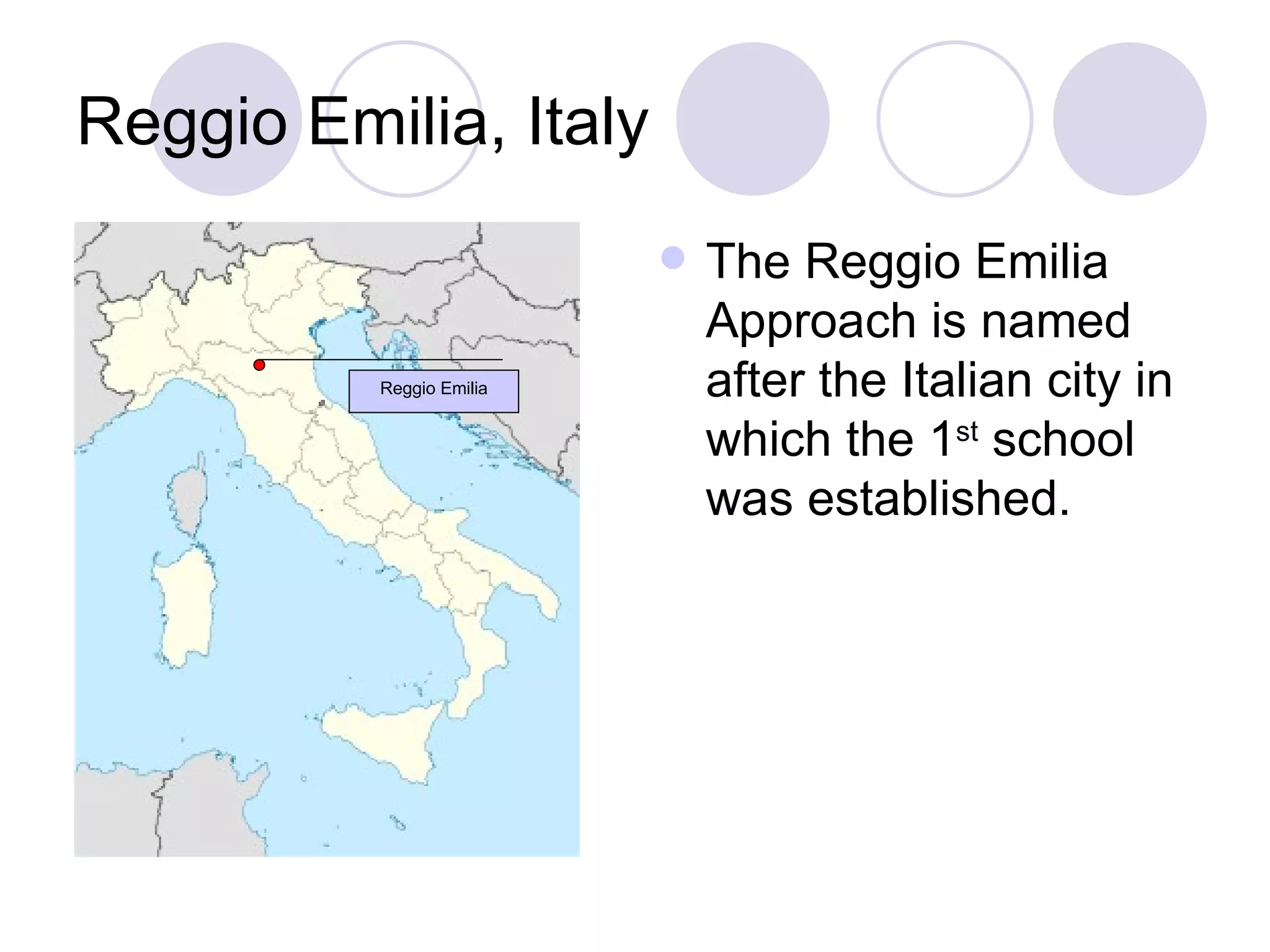 Reggio Emilia Approach | PPT