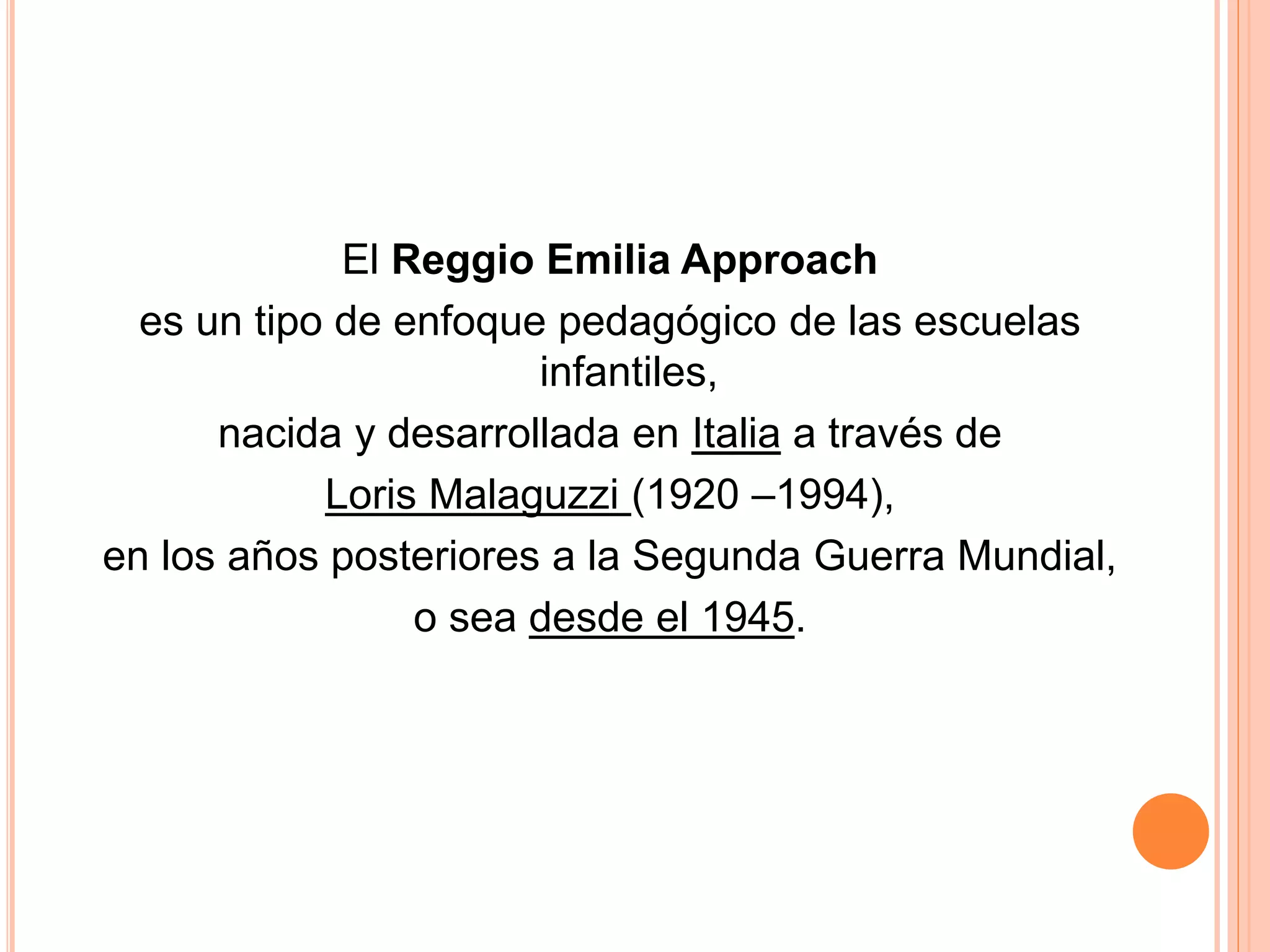 Reggio emilia approach | PPT