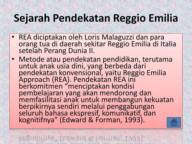 Reggio emilia approach ppt | PPTX