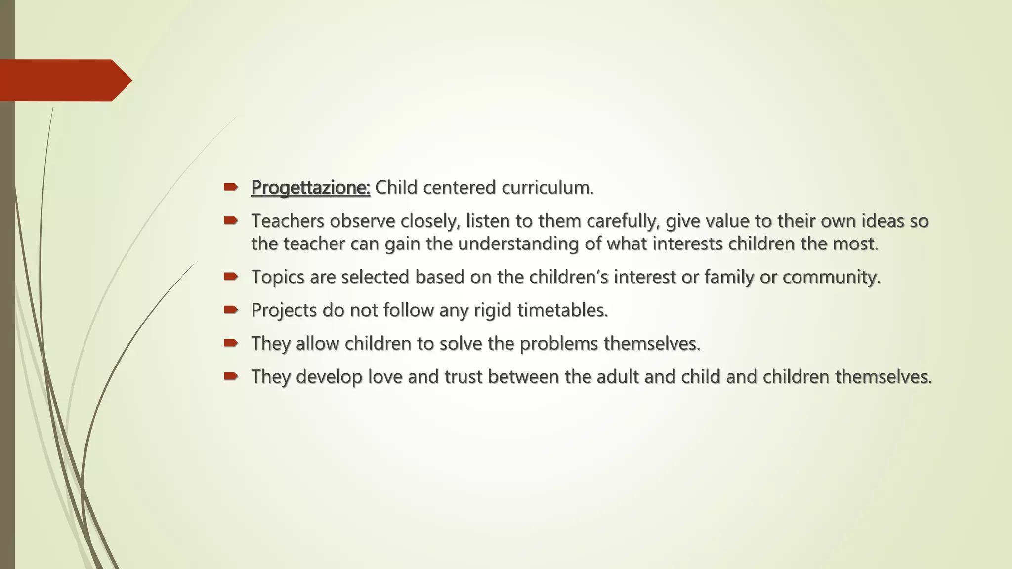 Reggio emilia approach ppt | PPTX