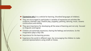 Reggio emilia approach ppt | PPTX