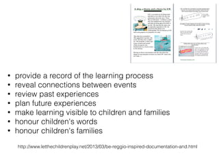 Using the iPad to support Reggio Emilia Approach | PDF