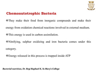 Botany:Bacterial Nutrition | PPT
