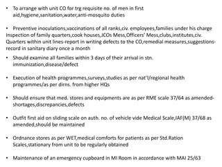 Regimental Medical Officer(rmo) | PPTX