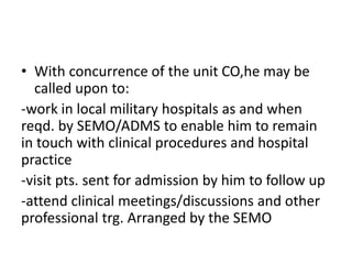 Regimental Medical Officer(rmo) | PPTX