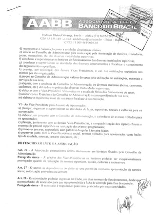 Regimento Interno AABB Ilhéus | PDF