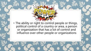 Regimes, Power & Legitimacy (UCSP) | PPTX