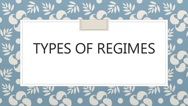 Regimes, Power & Legitimacy (UCSP) | PPTX