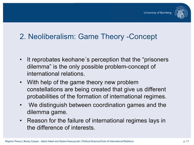 Regime theory – International Regimes | PPTX | Political Issues ...