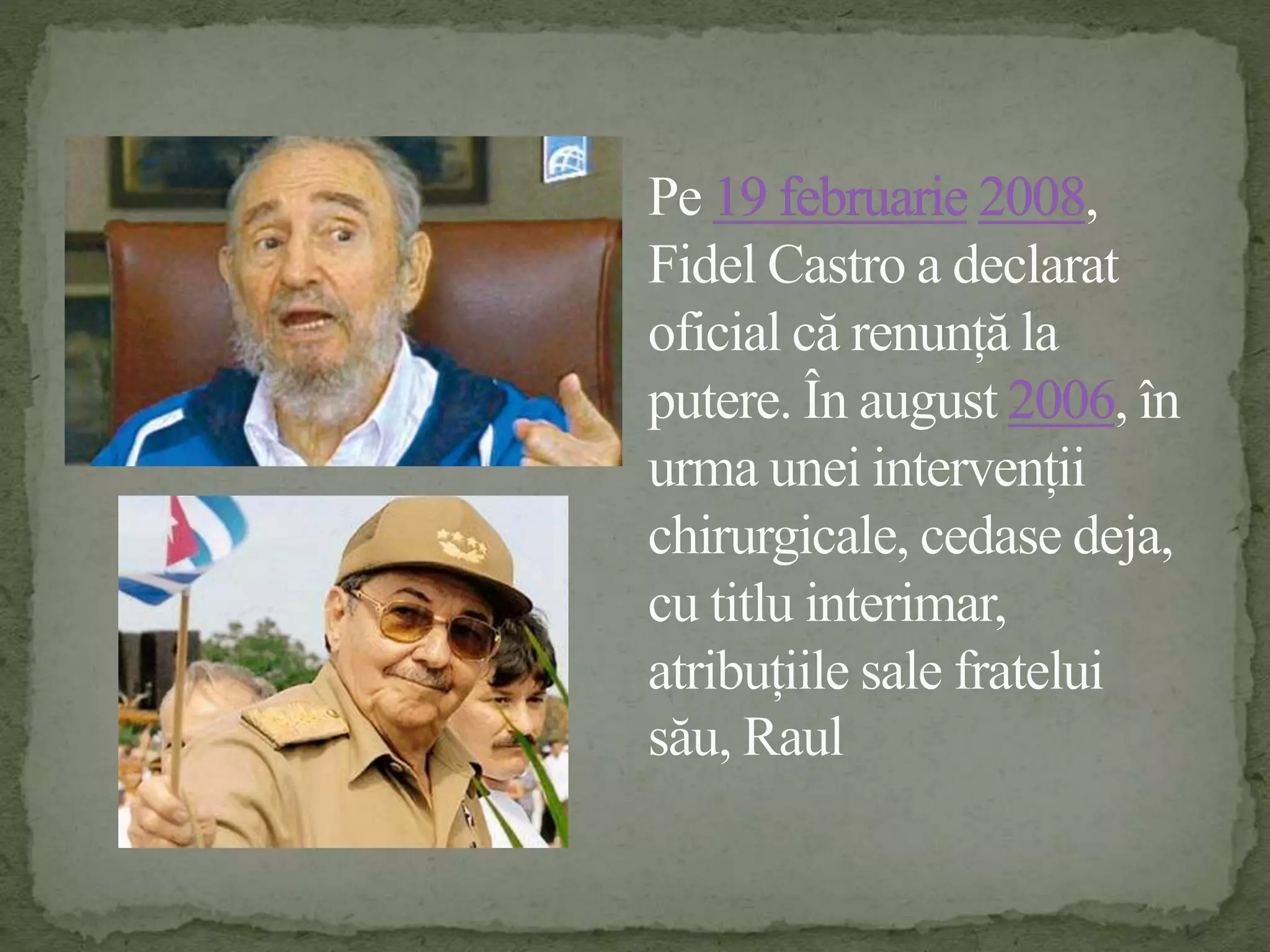 Regimul comunist din cuba(fidel castro) | PPTX