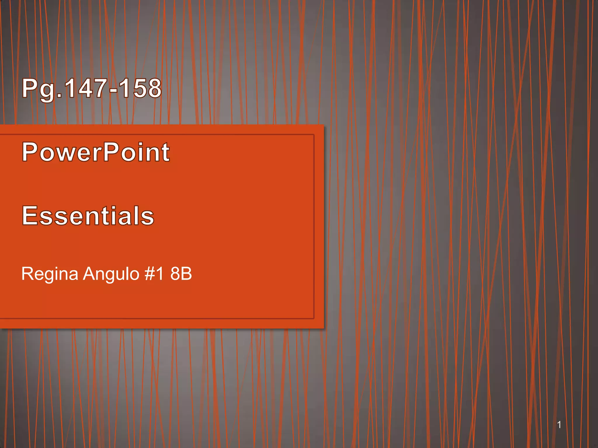 Regina angulo 147 158 | PPT