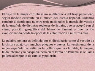 POLLERA ZURCIDA | PPTX