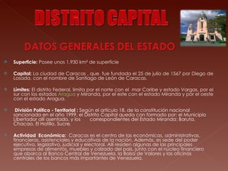 RegióN Capital (Distrito Capital) | PPT