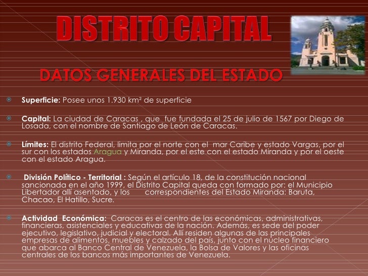 RegióN Capital (Distrito Capital)