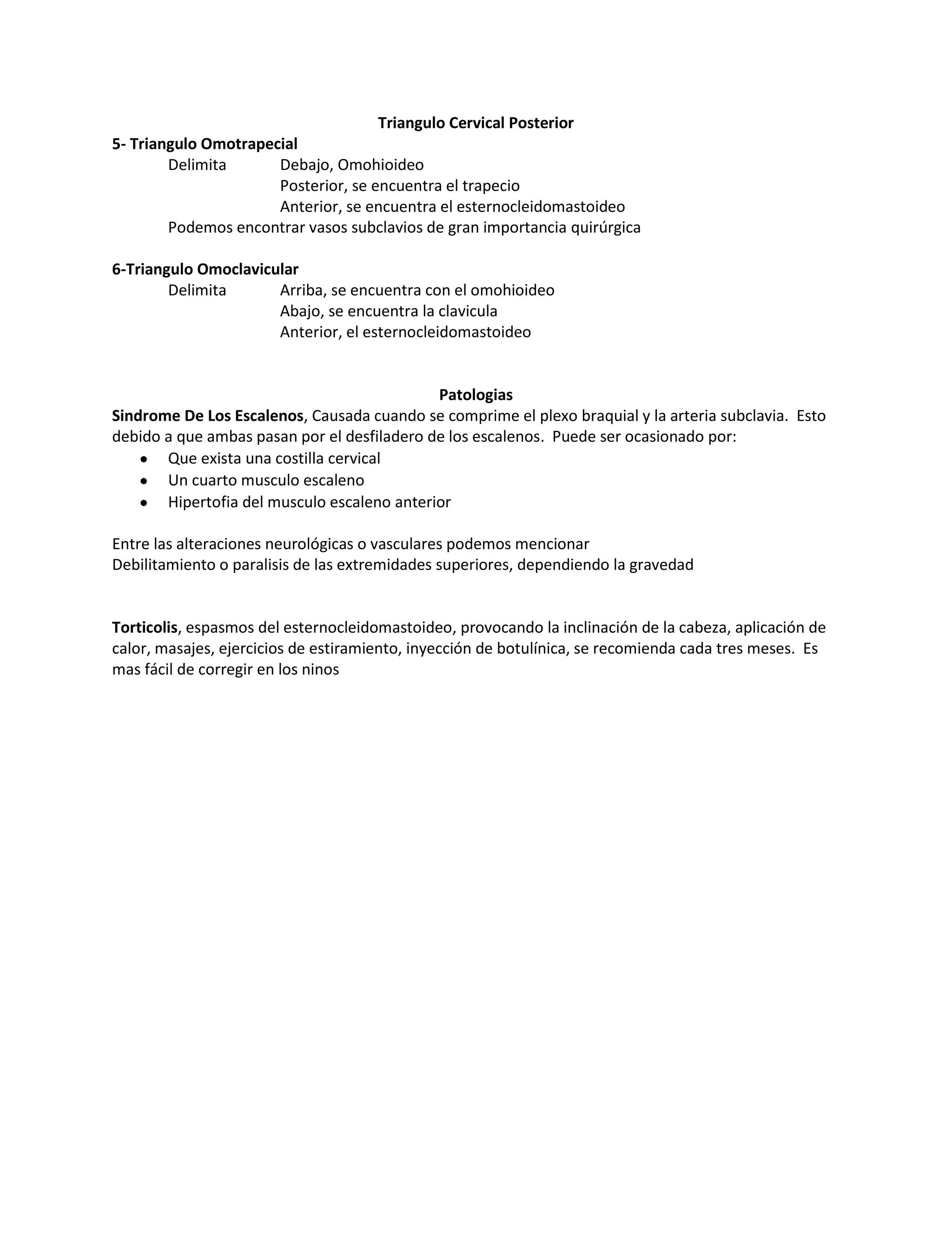 Región cervical | DOCX