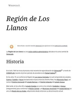 Región de Los Llanos - Wikipedia, la enciclopedia libre.pdf