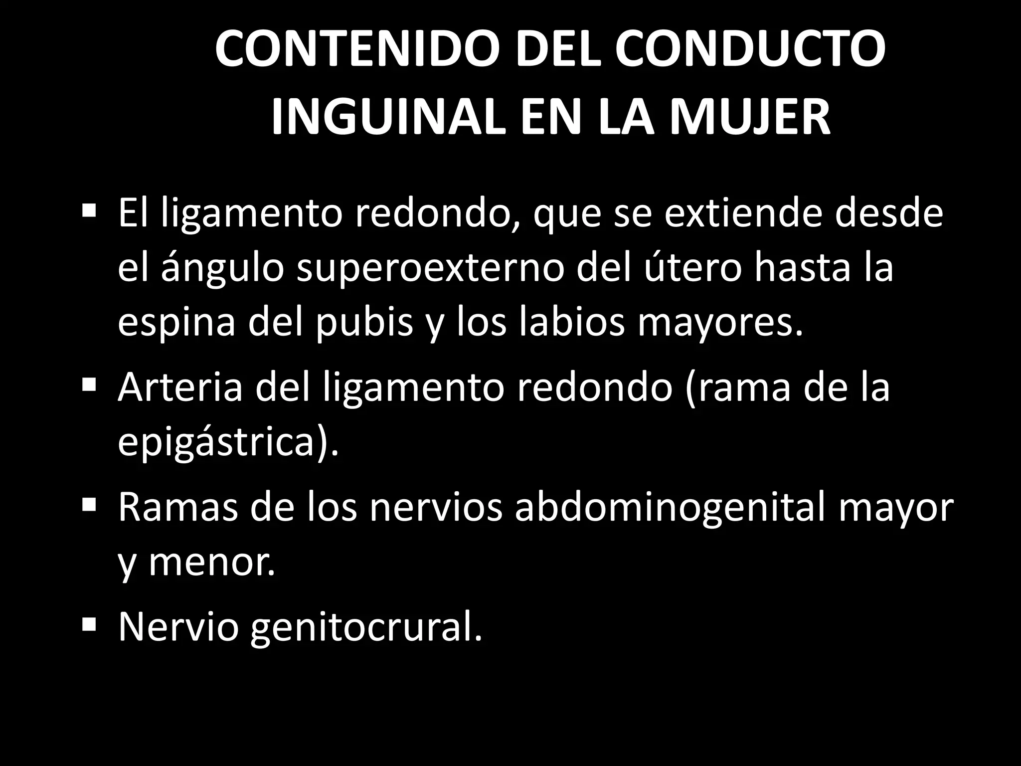 Región inguinal (conducto inguinal) | PPTX