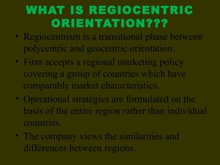 Regiocentric Orientation | PPT
