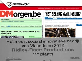 Flanders' Bike Valley & Regiomarketing nov 2012 | PPT