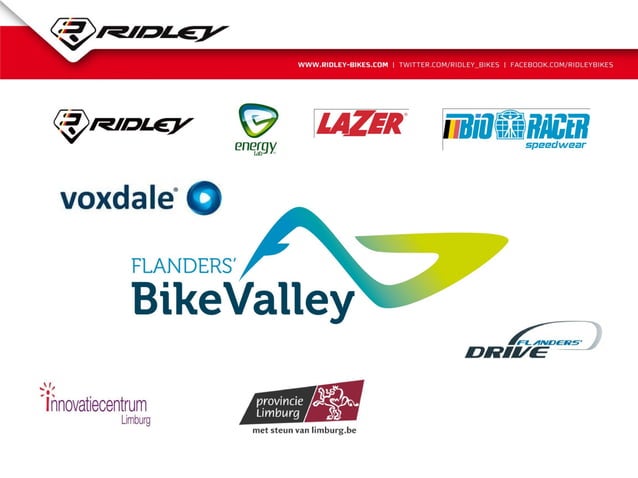 Flanders' Bike Valley & Regiomarketing nov 2012 | PPT