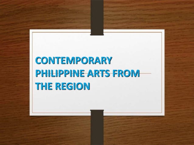 REGION-1.pptix presentation CONTEMPORARY | PPTX | Music | Entertainment