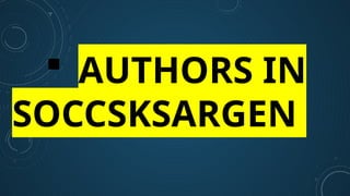 Region authors Presentation about literature | PPTX