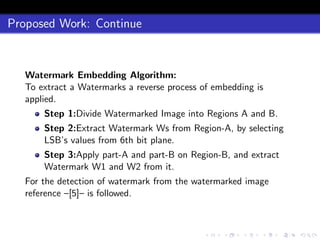 Region Based Undectable Multiple Image Watermarking | PDF