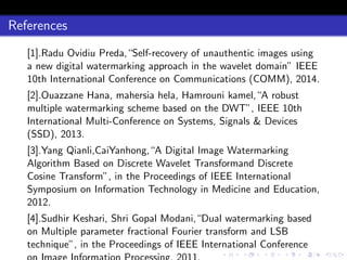 Region Based Undectable Multiple Image Watermarking | PDF