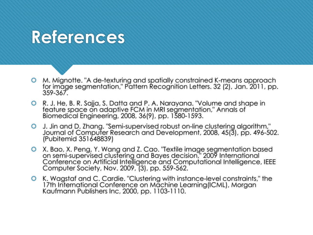 Region-based Semi-supervised Clustering Image Segmentation | PDF | Computing | Technology ...
