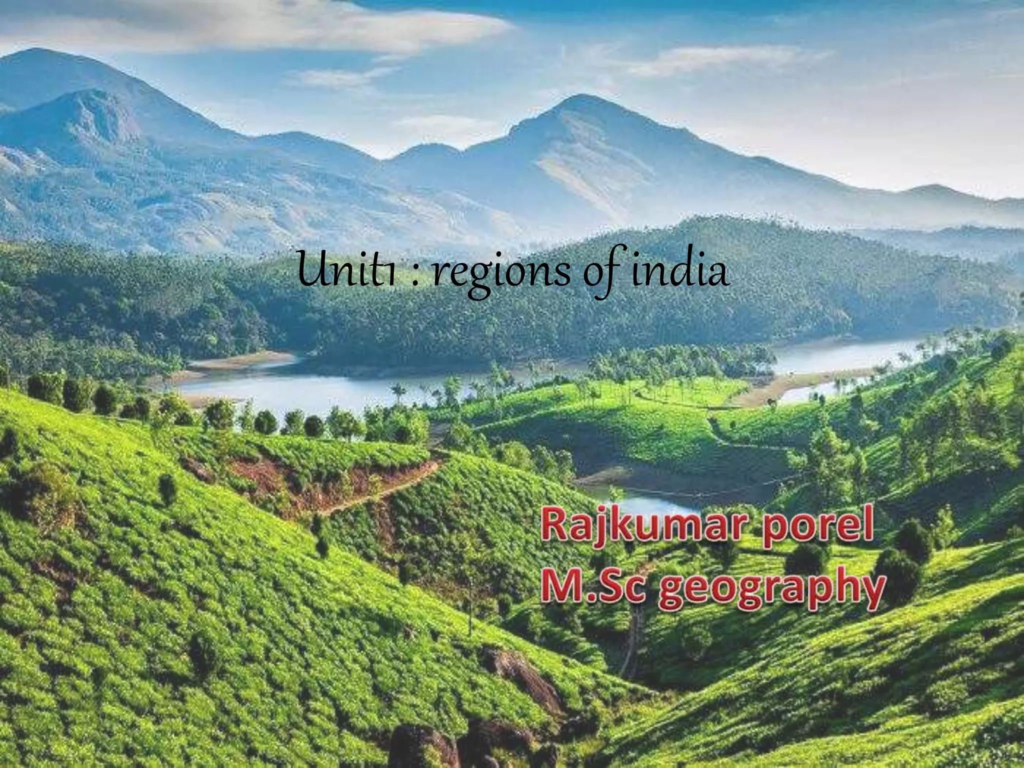 Region of India | PPTX