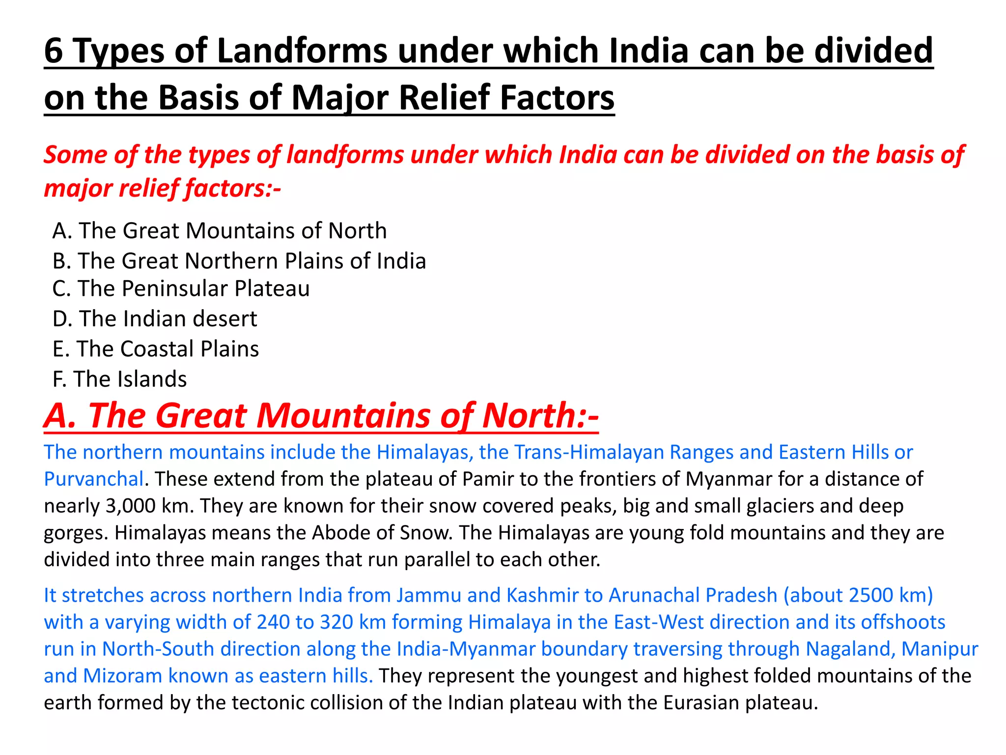 Region of India | PPTX
