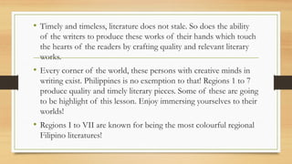 Representative Text and Authors REGION 1-4 LECTURE.pptx