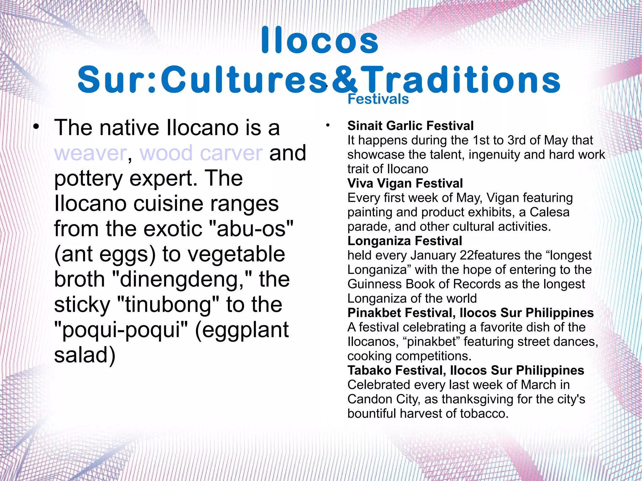 Region 1 of the Philippines (ilocos) | PPT