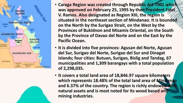 REGION 13-CARAGA.pptx | Geography | Science