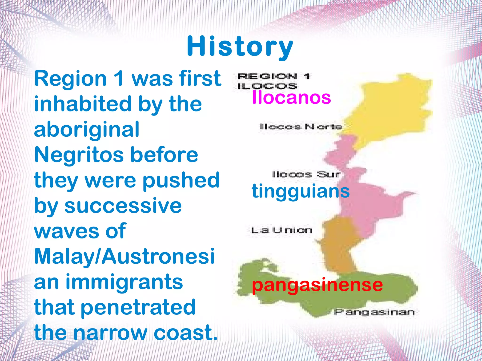 Region 1 cultures and traditions | PPT