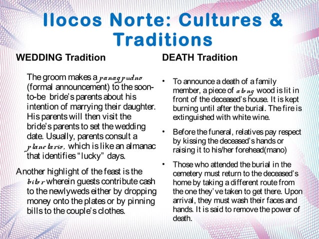 Region 1 cultures and traditions | PPT