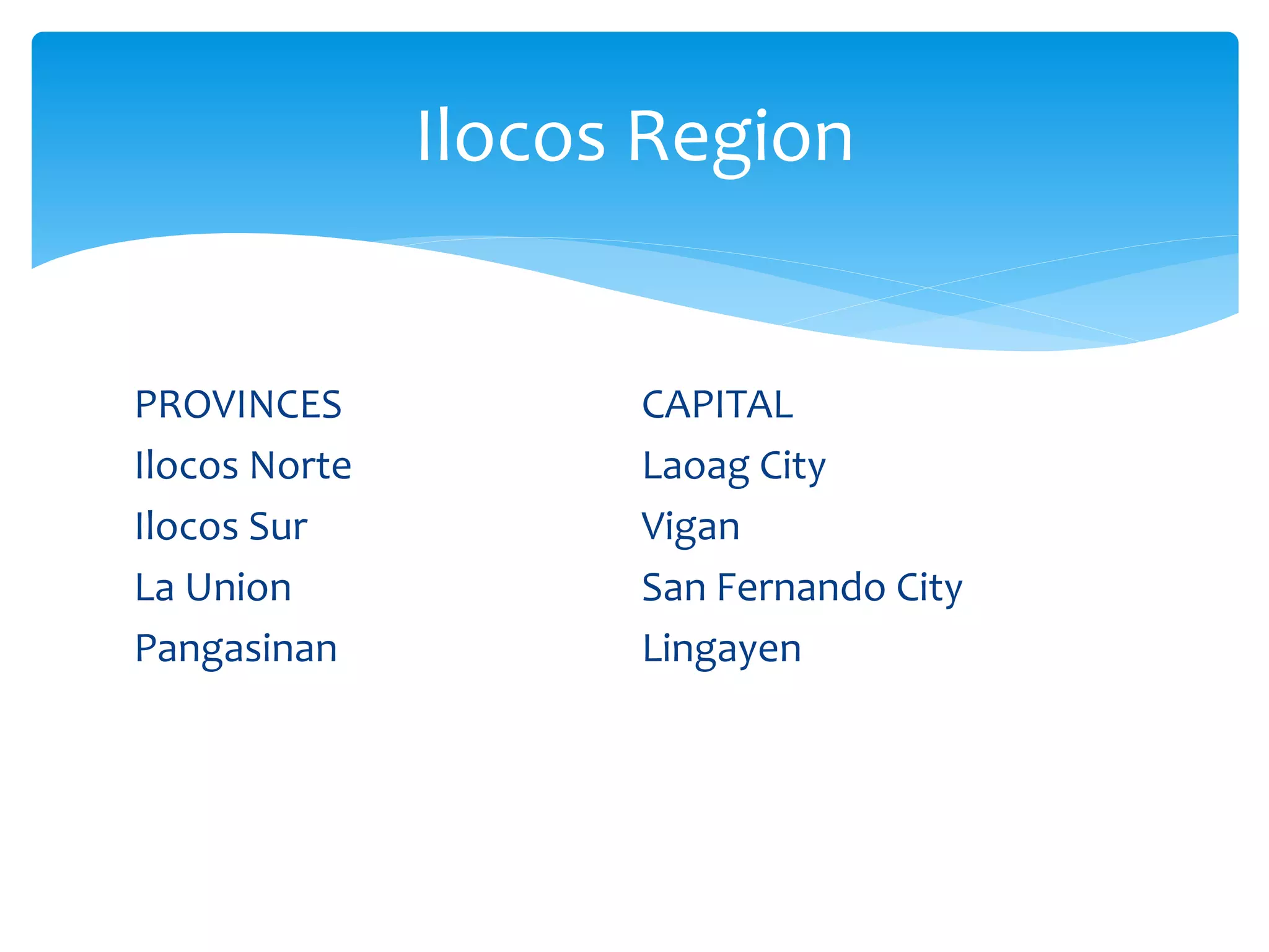 Philippine Literature: Region 1 – Ilocos Region | PPTX