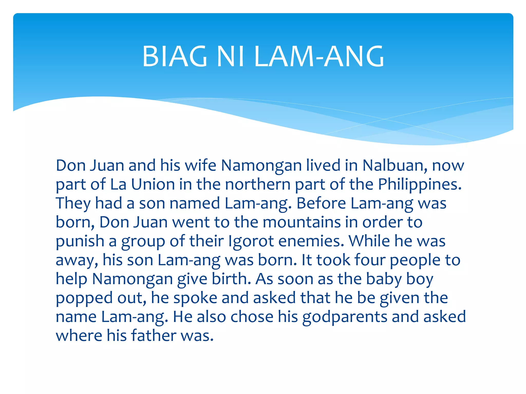 Philippine Literature: Region 1 – Ilocos Region | PPTX