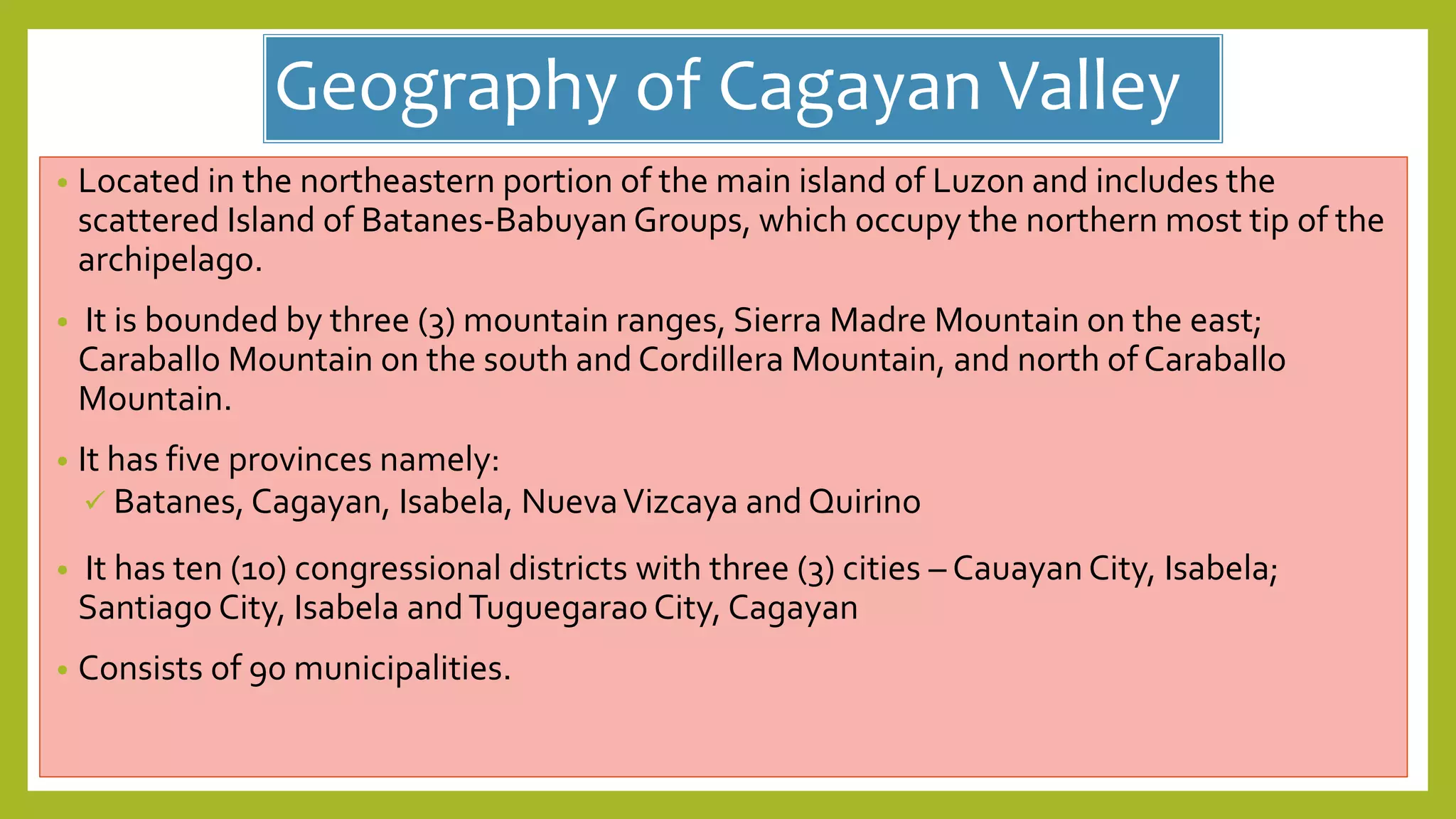 Region 2 cagayan valley | PPTX