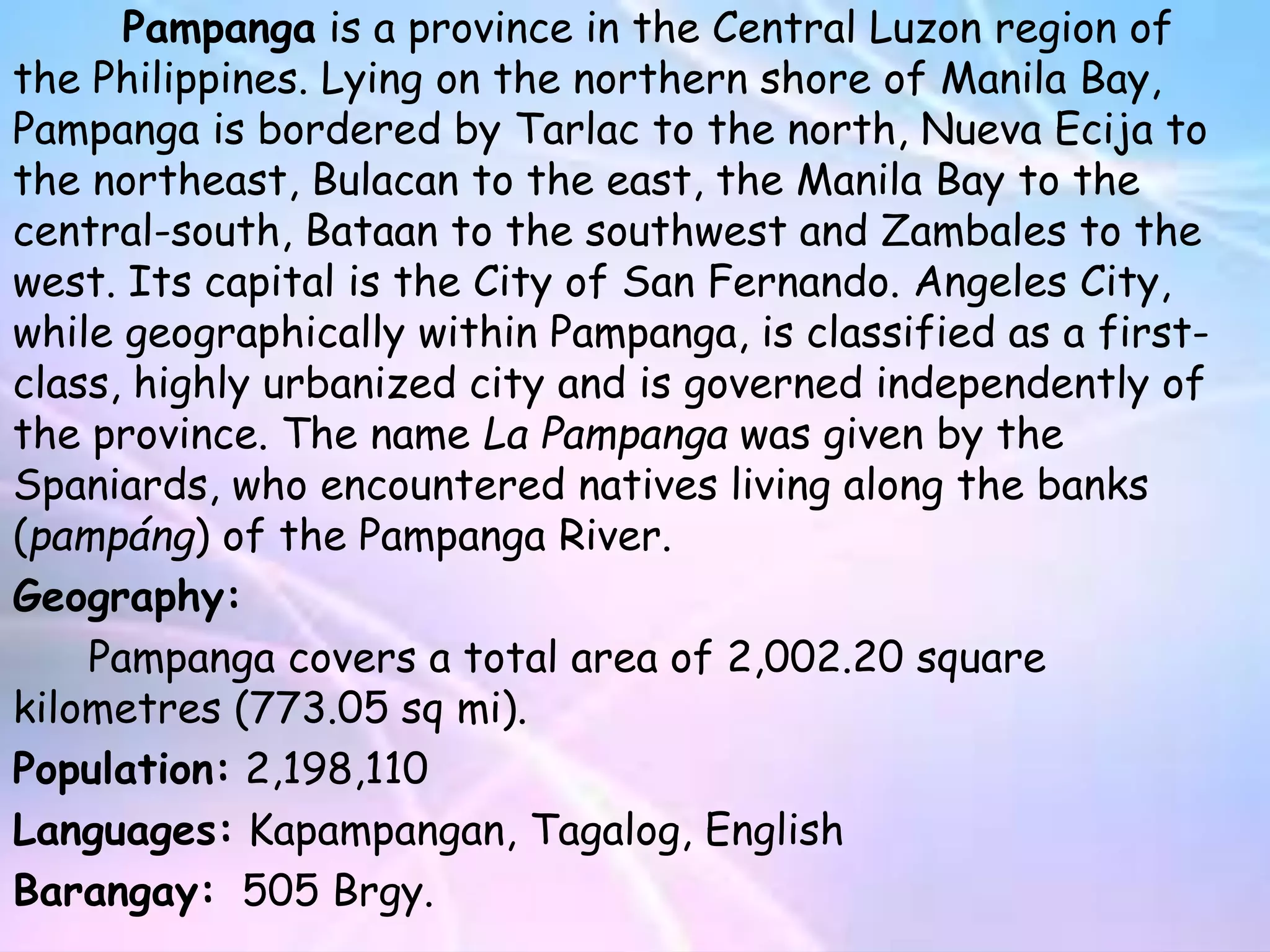 Region 3- Central Luzon | PPTX