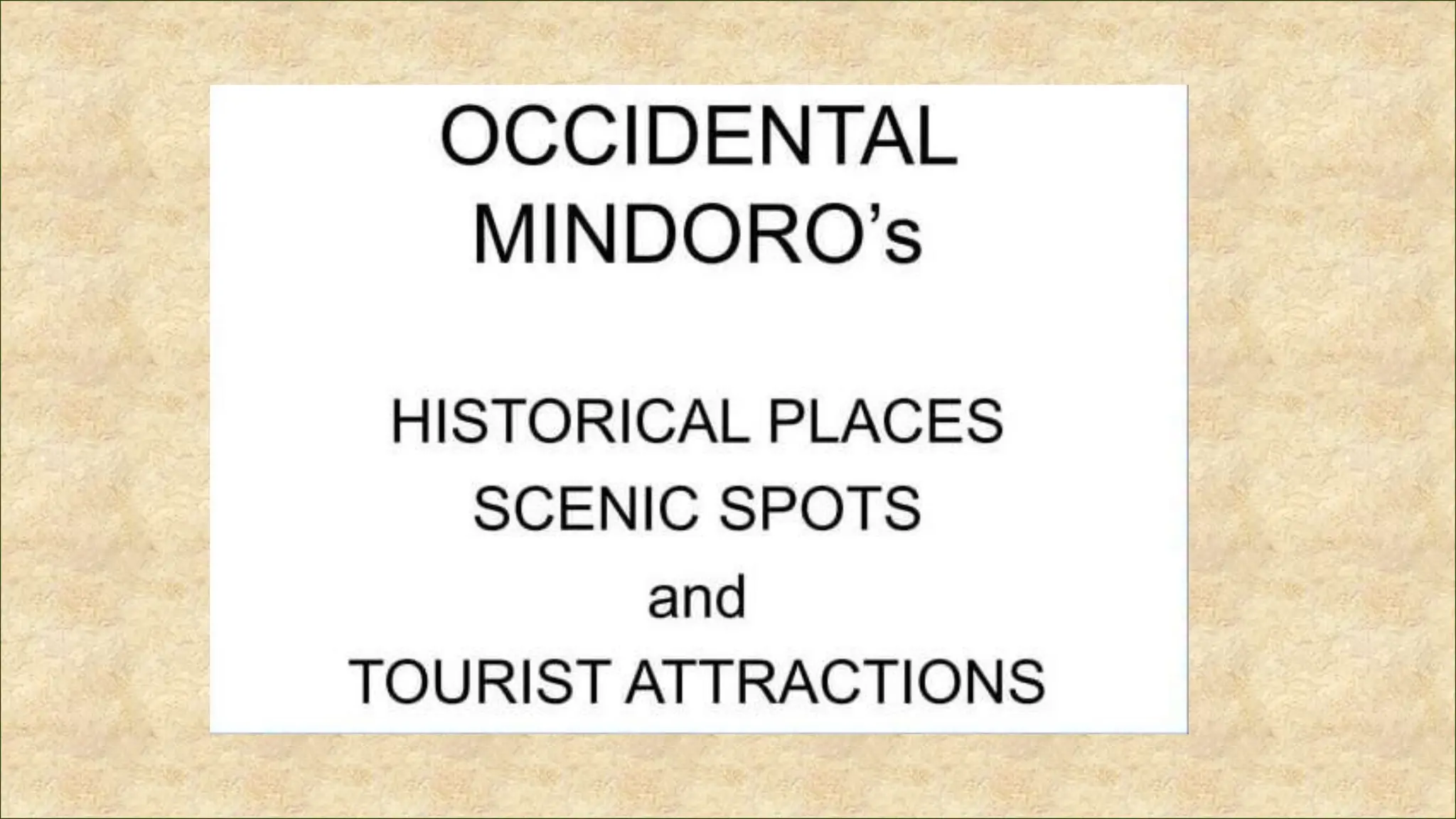 Region 4-B - MIMAROPA CAPITAL AND PROVINCES | PPTX