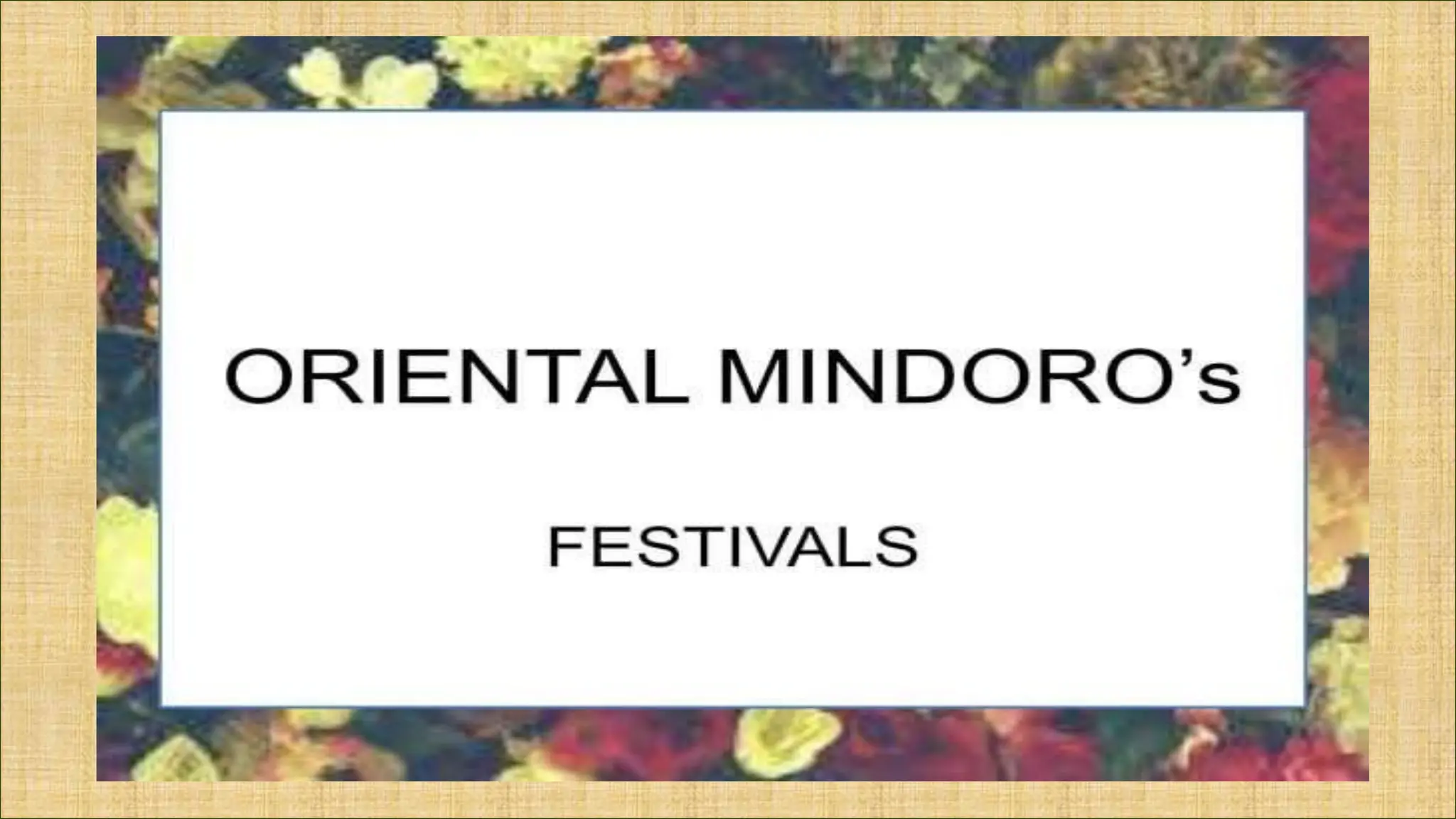 Region 4-B - MIMAROPA CAPITAL AND PROVINCES | PPTX