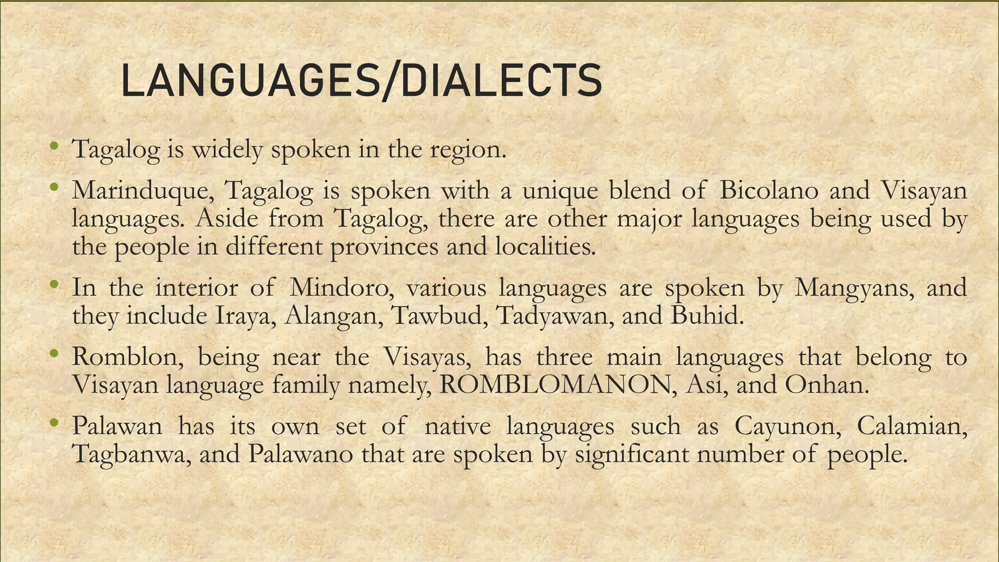 Region 4-B - MIMAROPA CAPITAL AND PROVINCES | PPTX