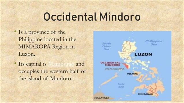 Region 4-B - MIMAROPA CAPITAL AND PROVINCES | PPTX