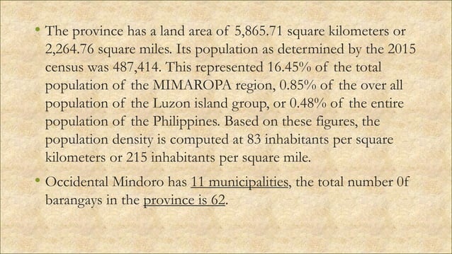 Region 4-B - MIMAROPA CAPITAL AND PROVINCES | PPTX