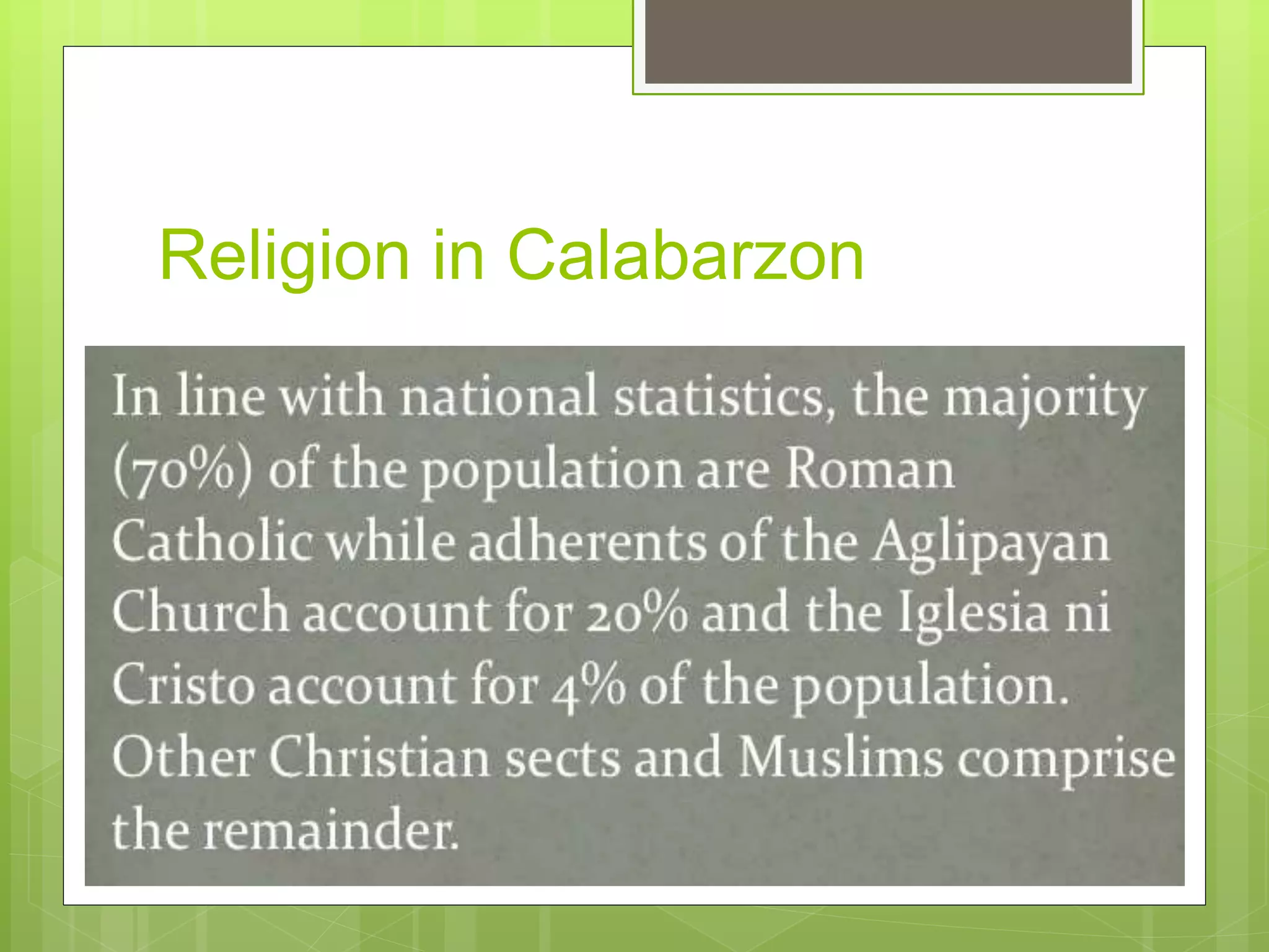 Region4 a-CALABARZON.FESTIVALS,TOURIST SPOTS | PPTX
