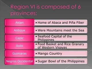 Region 6 Western Visayas | PPTX