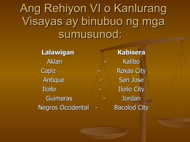 Region 6 kanlurang visayas | PPT