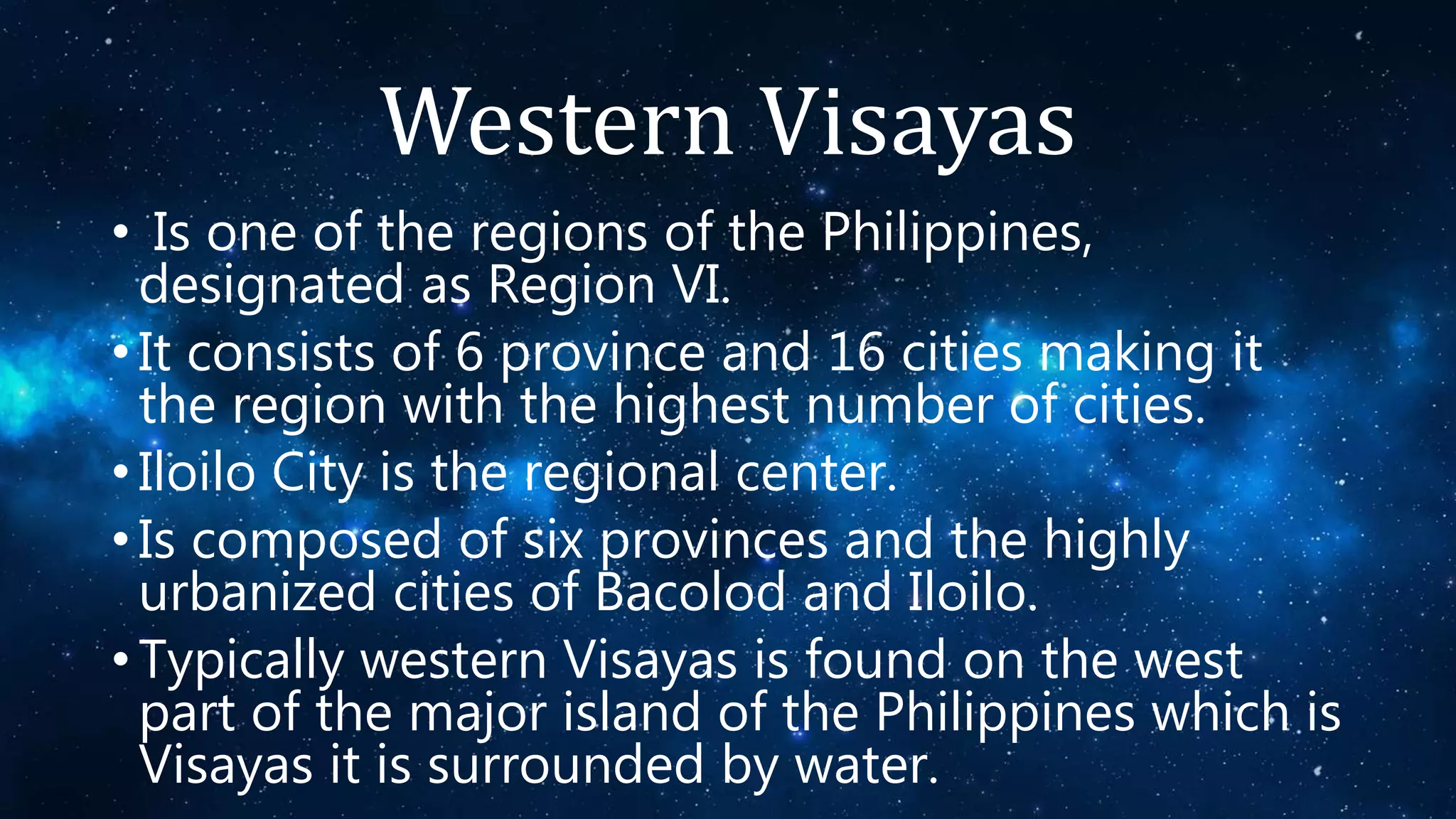 Region 6 Basic Geography | PPTX