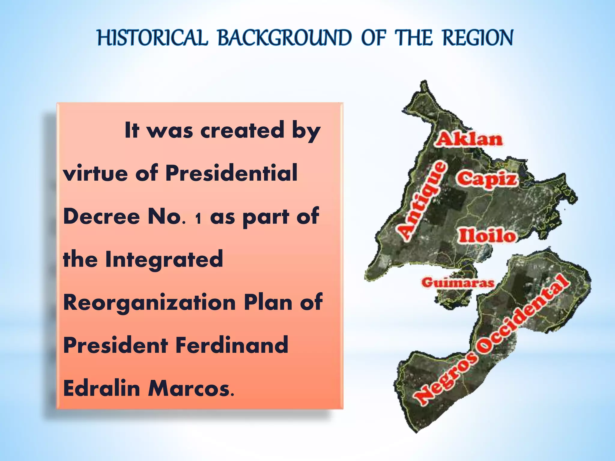 Region 6 WESTERN VISAYAS | PPTX
